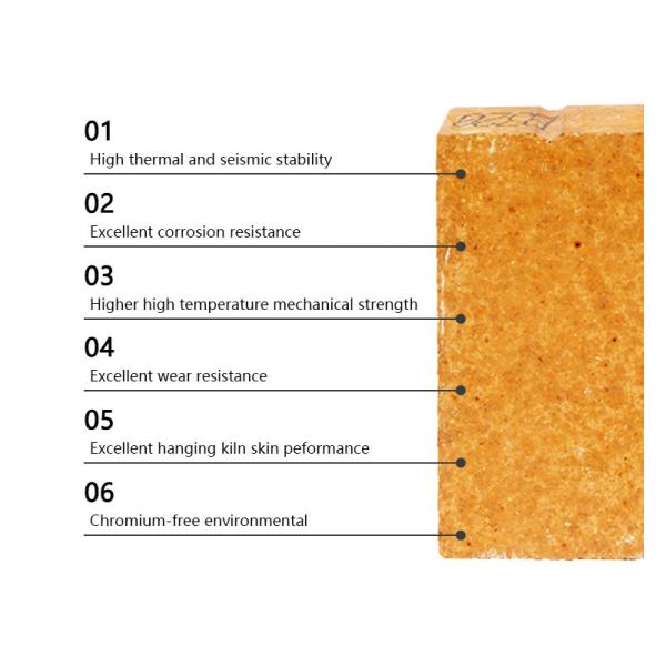 Quality Sintered Fused Alumina Magnesia Spinel Refractory Cement Rotary Kiln Bricks for sale