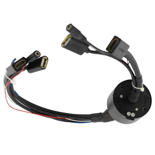 Quality Multi-Signals Hybrid Transmission Hollow Slip Ring Compact Design for sale