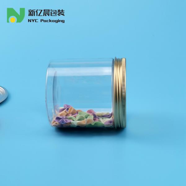 Quality Customize 150M 180ml 200ml Clear Plastic Food Jars With Lids for sale