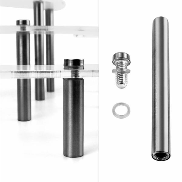Quality Clear Acrylic Display Stand 1 Pack Half Moon Server Cupcake Dessert Collections for sale