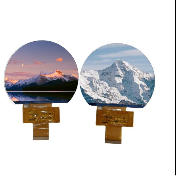 Quality 800x640 Round Circular LCD Display Oled Touch Screen Driver IC FL5893 3.5 Inch for sale