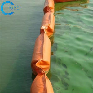 Quality Trash Floating Debris Boom Barrier Oil Absorbent Woven Geotextile Marine Silt Curtain For Dredging for sale