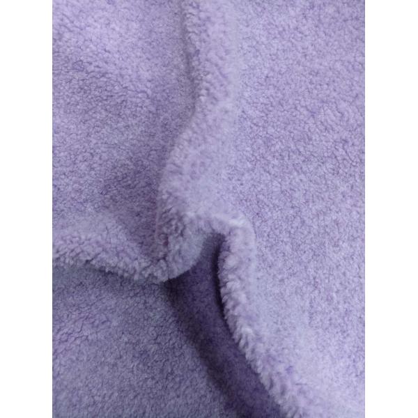 Quality Purple Warp Knitted Fabric Is Soft And Comfortable 550gsm for sale
