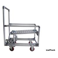 Quality stable capacity Pipe Work Bench Discharge Cart Aluminium Alloy for sale