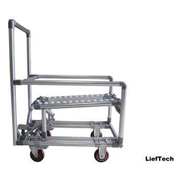 Quality stable capacity Pipe Work Bench Discharge Cart Aluminium Alloy for sale