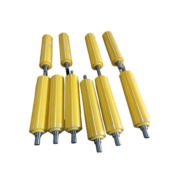 Quality Custom Polyurethane Rollers 95 A Shore Hardness Polyurethane Coated Roller Anti for sale