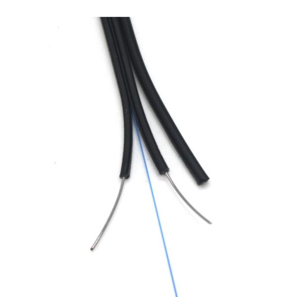 Quality 1F 2F 4F Self Supporting Drop Cable FTTH Butterfly Drop Cable Black 2.0×5.0mm for sale