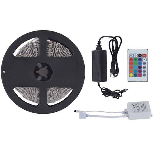 Quality IP65 300 LEDS 12V 5M 5050 RGB LED Strip Light High Lumen 50000H for sale