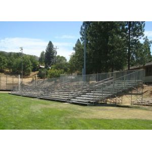 Quality Good Viewing Permanent Grandstands Aluminum Seat Plank Non Elevated for sale