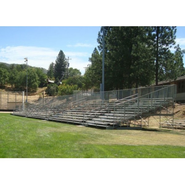 Quality Good Viewing Permanent Grandstands Aluminum Seat Plank Non Elevated for sale