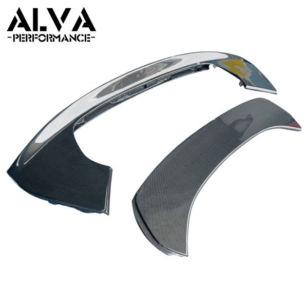 Quality Dry Carbon Fiber Rear Spoiler Assetto Fiorano Type Ducktail Rear Wing Tailored for Ferrari SF90 Stradale PHEV Vehicles for sale