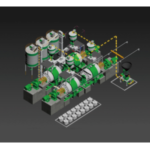 Quality High-intelligence Unmanned Unltra-fine Powder Production Line for sale