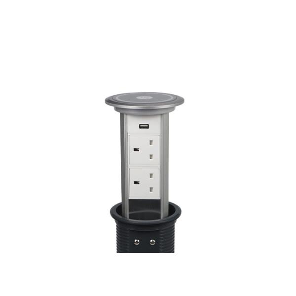 Quality AC 250V 13A Kitchen Pop Up Sockets FGGP Motorised With Built - In Bluetooth Speaker for sale