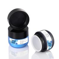 Quality Black Cream Packaging Jar Refillable Reusable For Lotions And Creams 4 Oz for sale