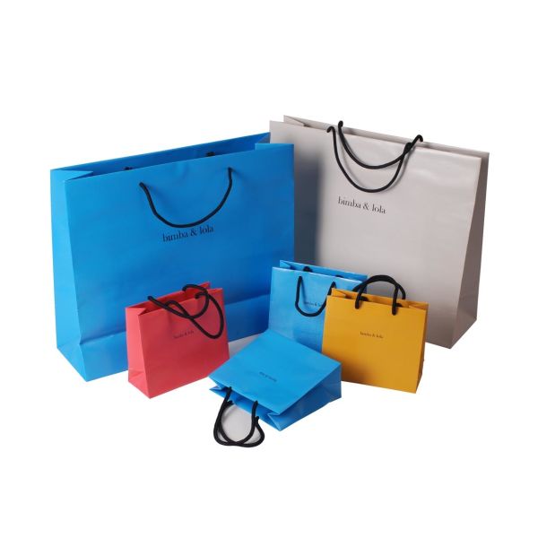 Quality Eco Friendly Paper bag with customized size and logo printed for sale