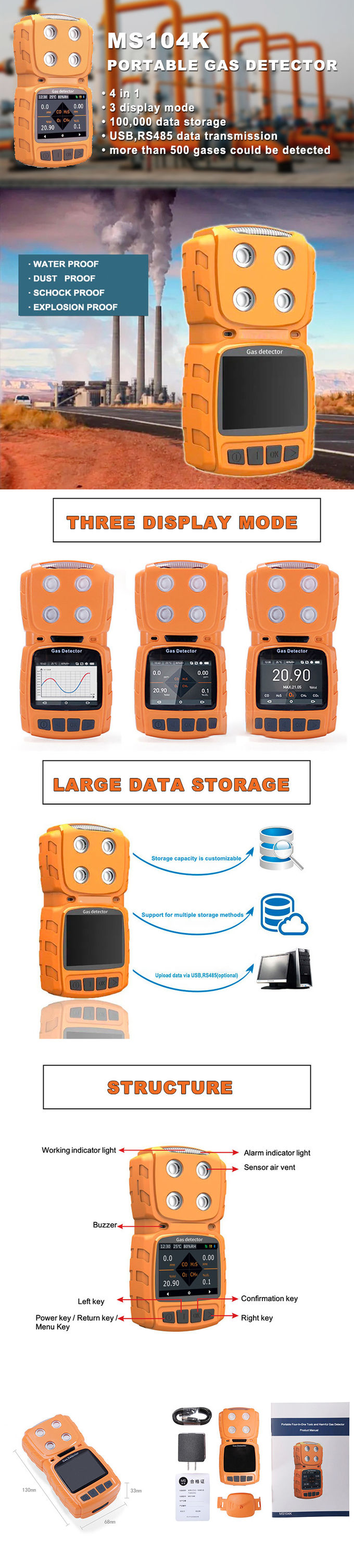 Multi Gas Leak Detector 1