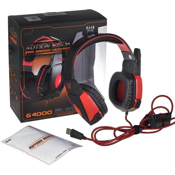 Quality 20000Hz DC5V 2.2kohm Kotion Each G4000 Gaming Headset for sale