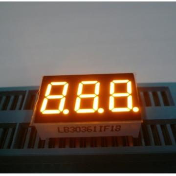 Quality 0.36 Inch Numeric LED Display , Blue 3 dight 7 Segment Led Display 80mcd - for sale