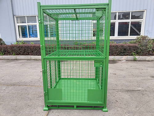 Quality Wire Mesh Steel Pallet Cages Heavy Duty Metal Material Cages for sale