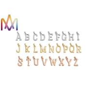 Quality DIY Accessories Copper Alphabet Letter Necklace Charms for sale