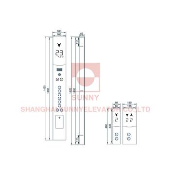 Quality Passenegr Elevator Lift With Round Button For COP / Elevator Button Panel for sale