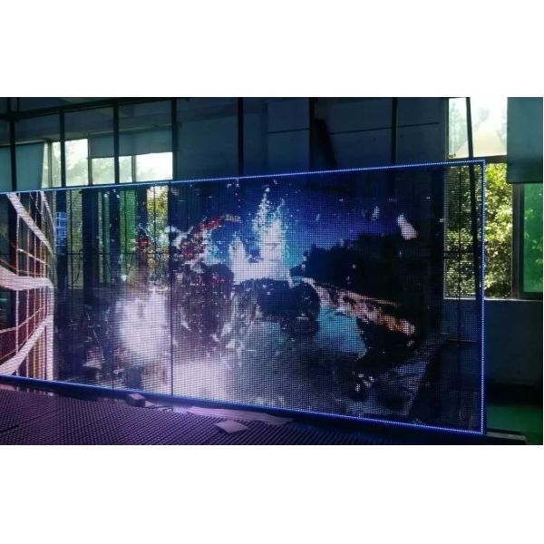 Quality High Brightness Transparent LED Display SMD3535 1920hz Refresh Rate for sale