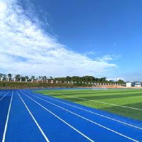 Quality Red Semi Prefabricate Running Track Weather Resistance for sale