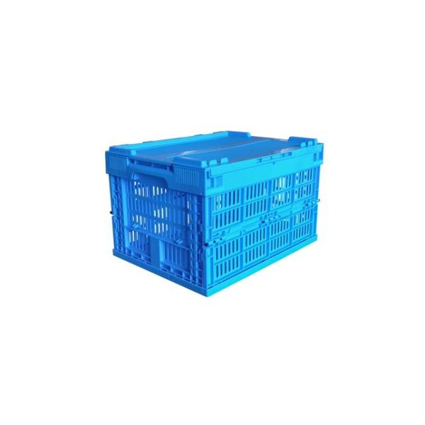 Quality Impact - Resistance Collapsible Fruit And Vegetable Plastic Crates With Lids for sale