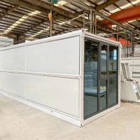 Quality Folding Mobile Container House Modular Luxury House Prefab Container Homes 20ft for sale