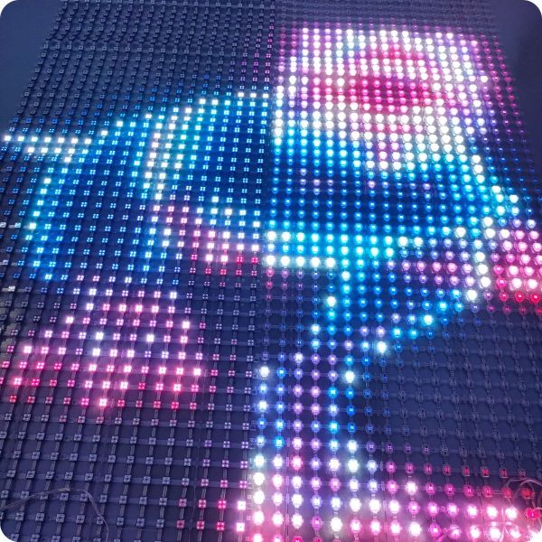 Quality High Definition DMX512 SPI LED Injection Grid Screen High Waterproof For Facade for sale