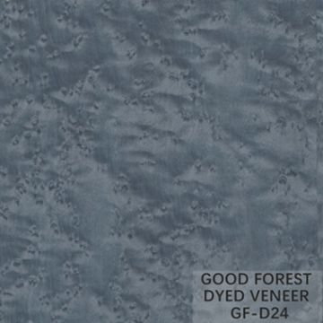 Quality OEM Birds Eye Dyed Wood Veneer Burl Grain Color Customization for sale