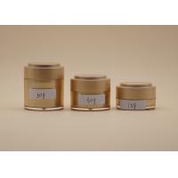 Quality Gold UV Spraying Cosmetic Cream Containers 15g Silk Screen Printing for sale