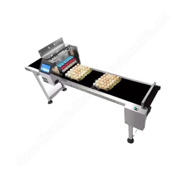 Quality Automatic Electric Egg Processing Machine Coding Carton Printing 60kg 100w for sale