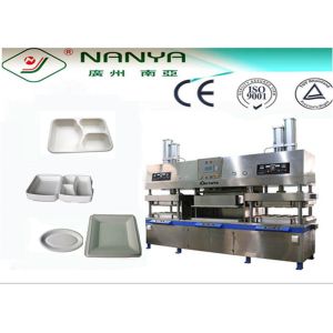 Quality Bamboo Pulp Semi-auto Eco-friendly Paper Plate Making Machine 7000Pcs / H for sale