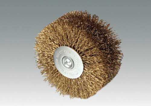 Quality shaft-mounted wheel wire brush-wide for sale