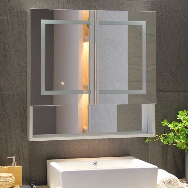 Quality Smart Mirror with Bluetooth and LED Lighted Rectangle Medicine Cabinet for sale
