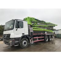 Quality Zoomlion Cement Crane Truck , Concrete Pumping Truck 38 Meter High Strength for sale