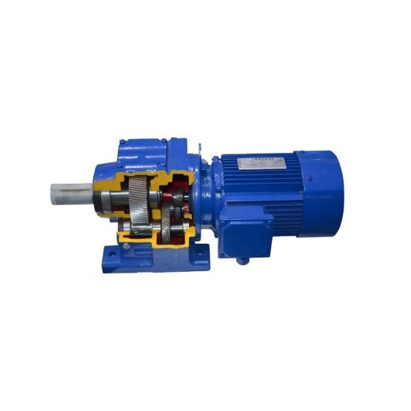 Quality Custom Inline Bevel Helical Worm Gearbox Motor Vertical Flange Mounted for sale