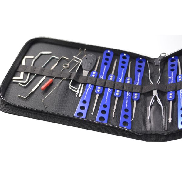 Quality Locksmith Practice Picking Tools 20-In-1 Hook Lockpick Lock Picks House Lock Set for sale