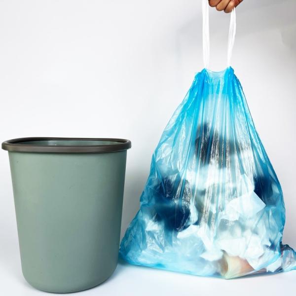 Quality Offset Printing Clear 5 Pieces Roll Set Plastic Garbage Bag Custom Order from for sale