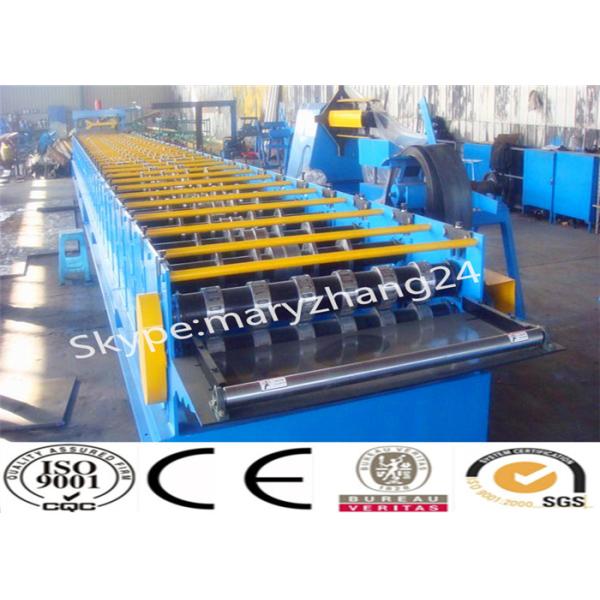 Quality 25m / Min Speed Floor Deck Roll Former Metal Forming Machine With PLC Contol for sale