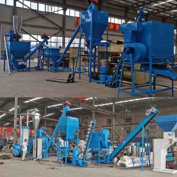 Quality Sheep Cattle Feed Mill Machine Chicken Feed Making Machine For Poultry 1-2Ton/H for sale