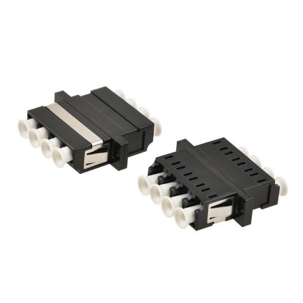 Quality PC GF Plastic Duplex Multimode Lc Connector Black Quad LC Plastic for sale