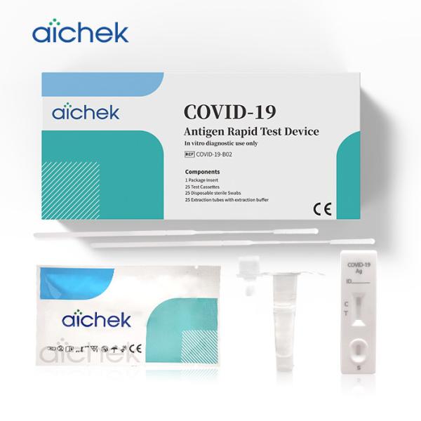 Quality 25T Nasopharyngeal Swab COVID19 Rapid Test Kit 15 Minute Antigen Test for sale