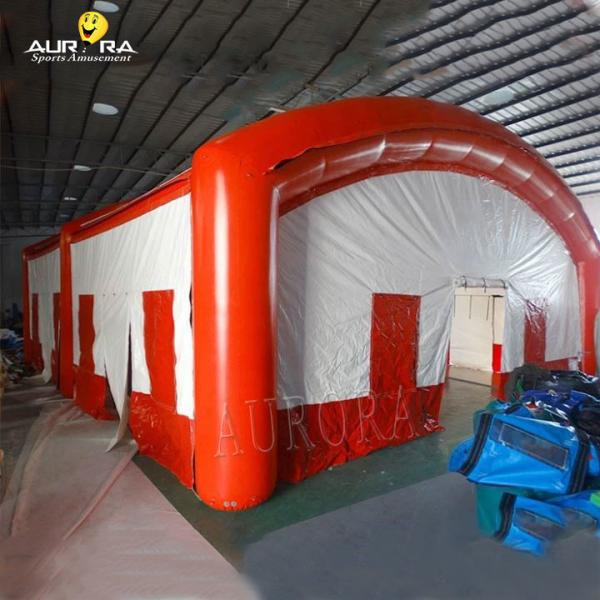 Quality PVC Blow Up Advertising Inflatables 12x15m Giant Inflatable Tent Customer Logo for sale