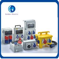 Quality Portable Combination Distribution Box Waterproof Plastic Industrial Socket Box for sale