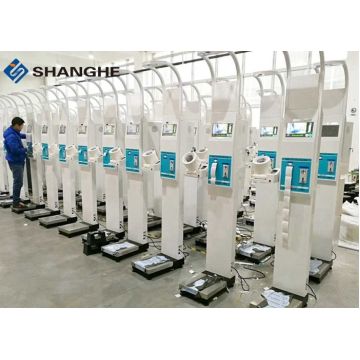 Quality ultrasonic bmi machine with printer , 20 - 210 cm heart rate measuring machine for sale