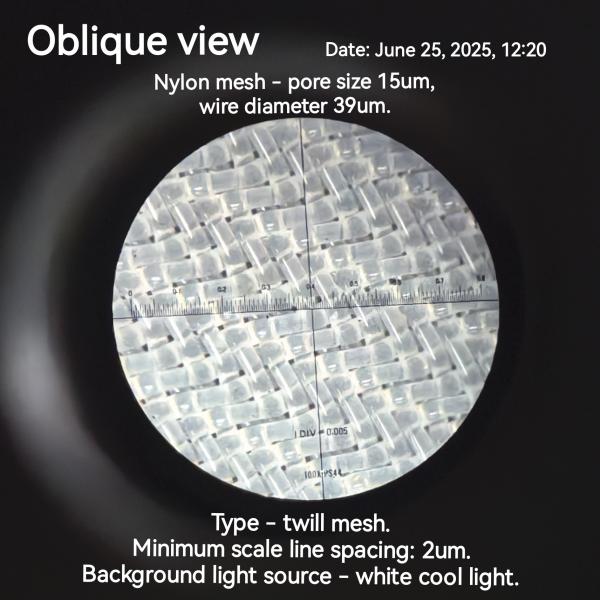 Quality 15 micron nylon mesh filter woven mesh count 470~500 for sale