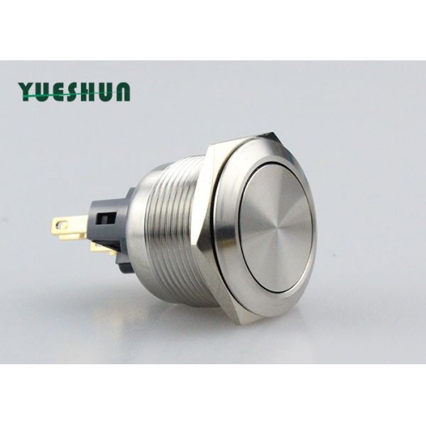 Quality IP67 Metal Momentary Push Button Switch , 22mm Momentary Push Button 2NO 2NC 8 for sale