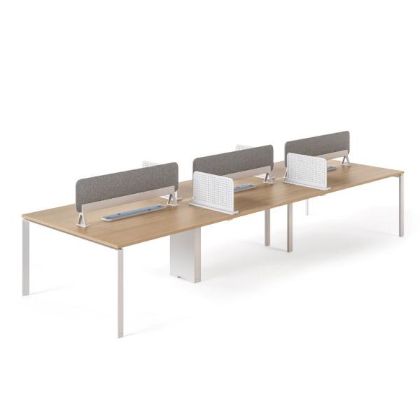 Quality MC3.0 6 person workstation Contemporary Modular Office Workstation Face To Face Design With Sleek Modern Style for sale